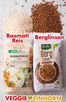 Mujadara - Einfaches Rezept für arabischen Reis mit Linsen