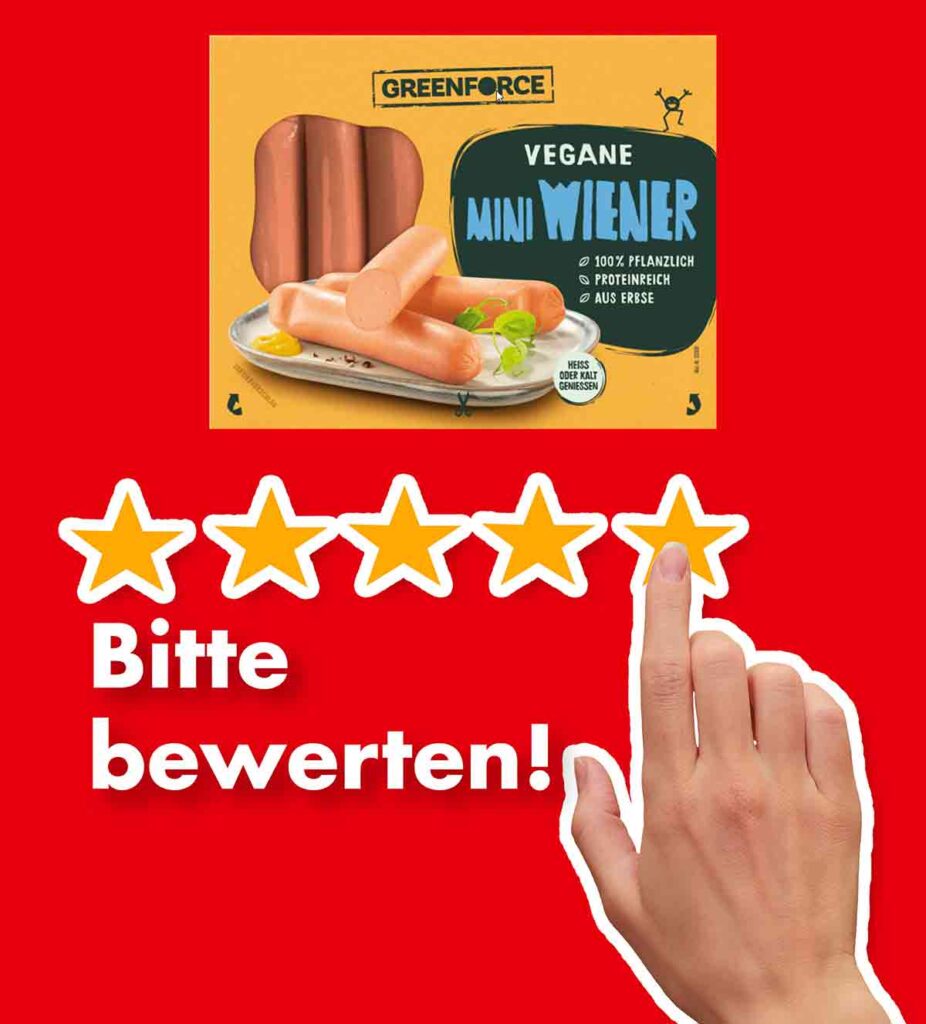 Vegane Mini Wiener Würstchen von Greenforce