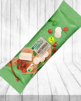 Veganer Mozzarella von Rewe (Mozzarisella)