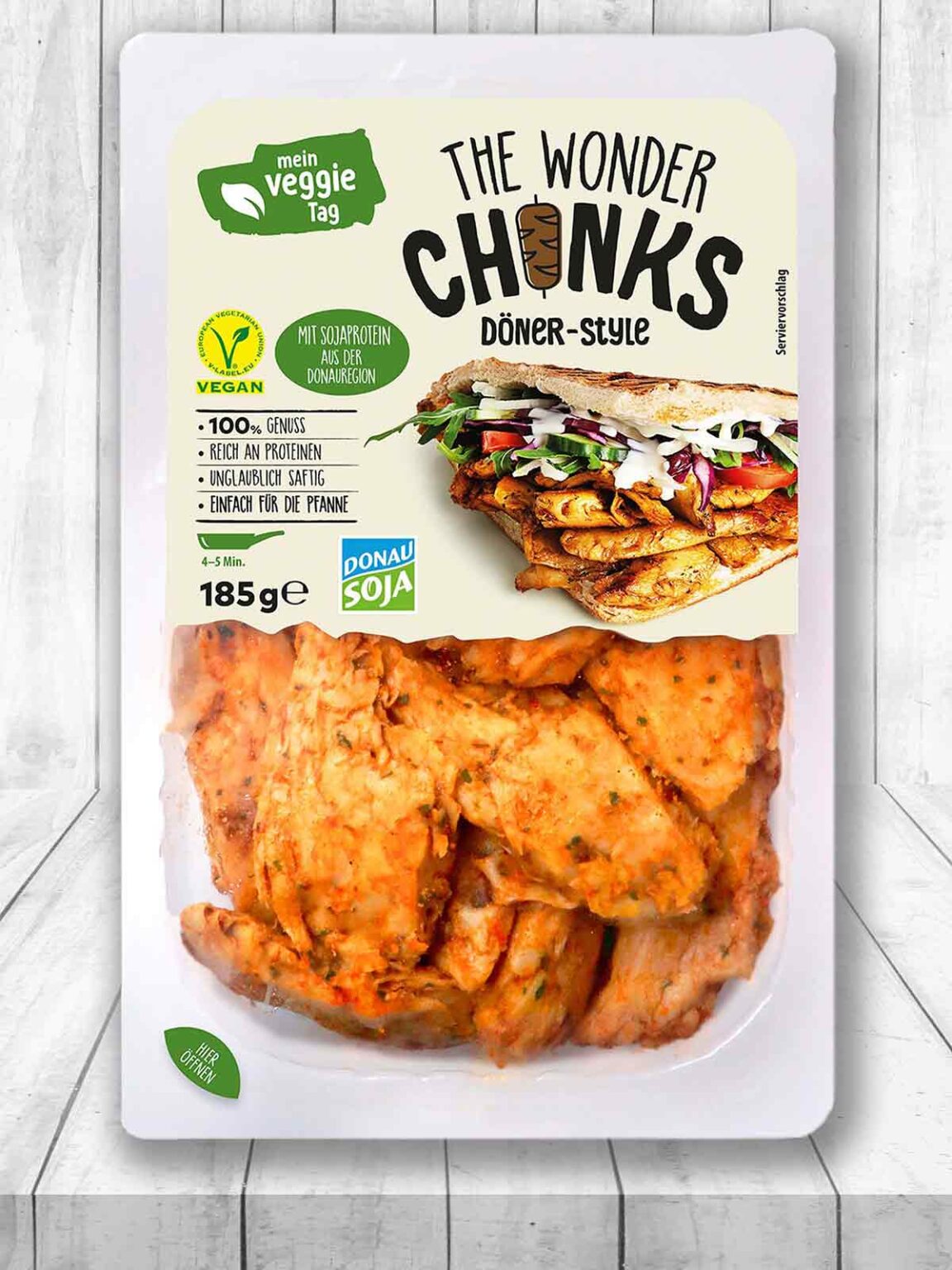 Vegane Wonder Chunks Döner von Aldi