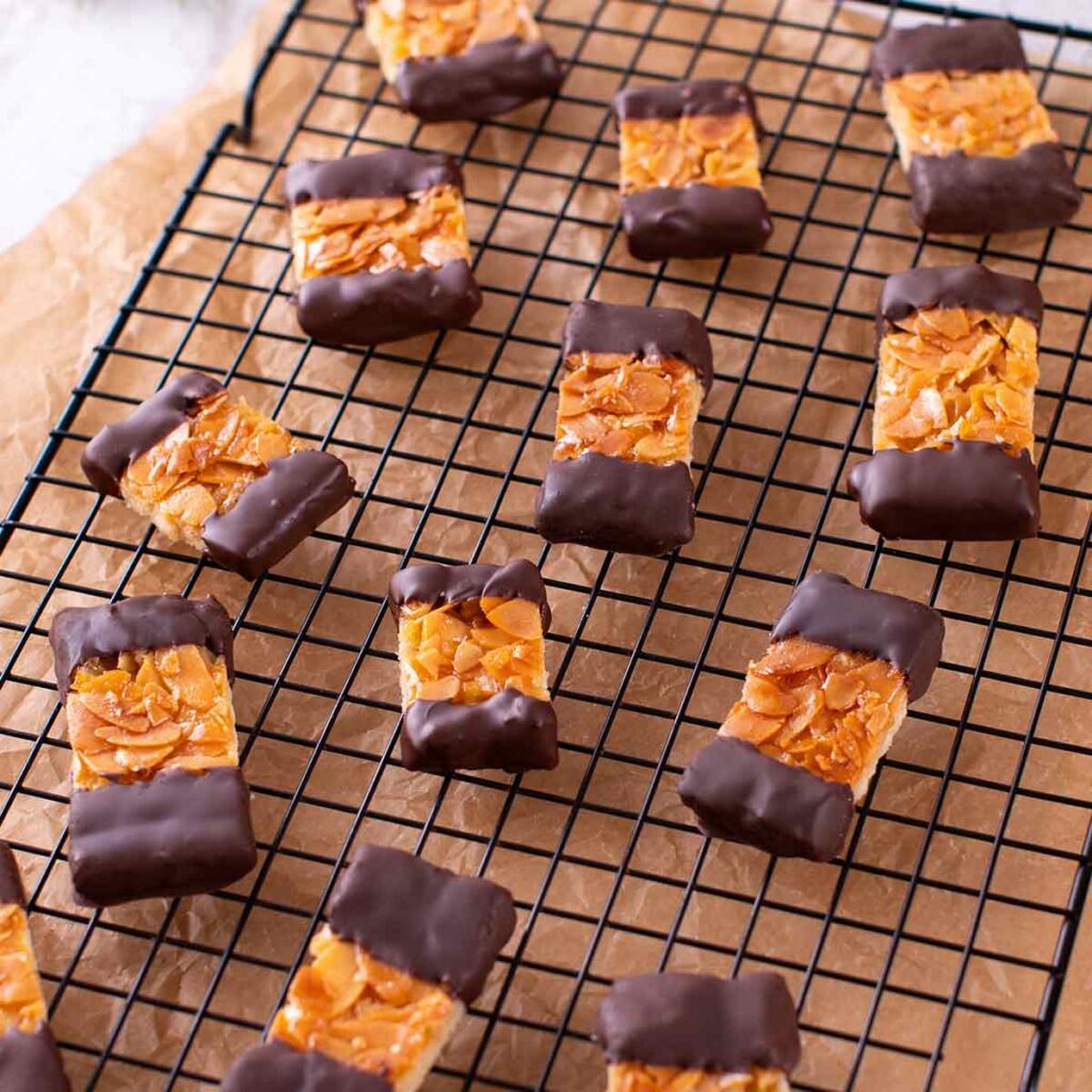 Vegane Florentiner Schnitten