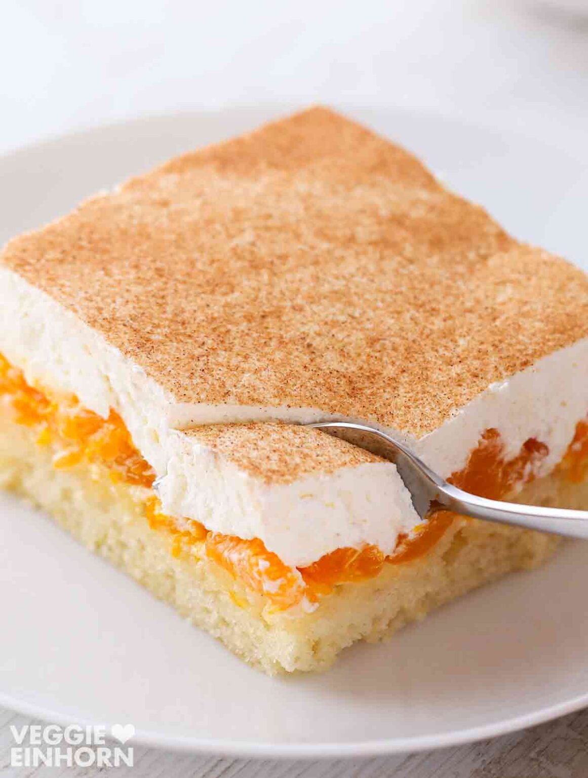 Mandarinen Schmand Kuchen Vegan